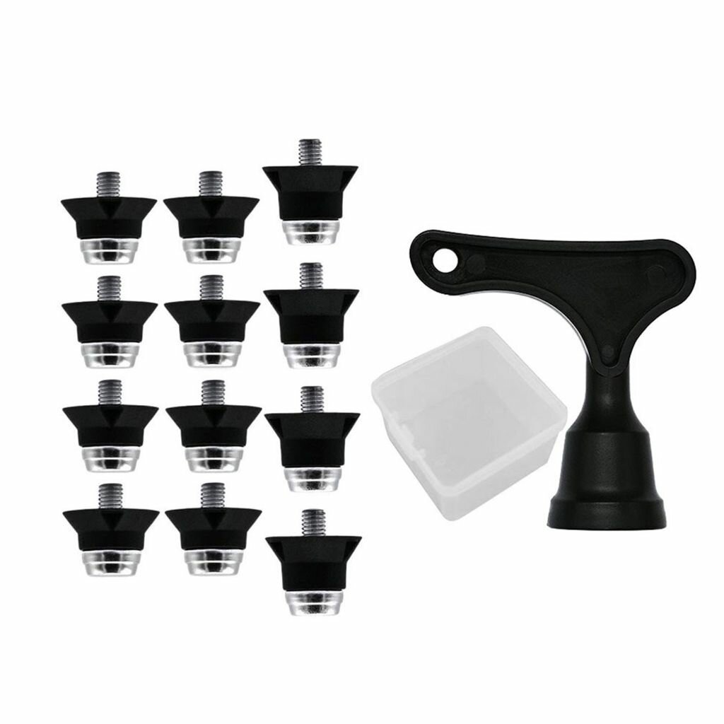 12 штук универсальных шипов для футбольных бутс