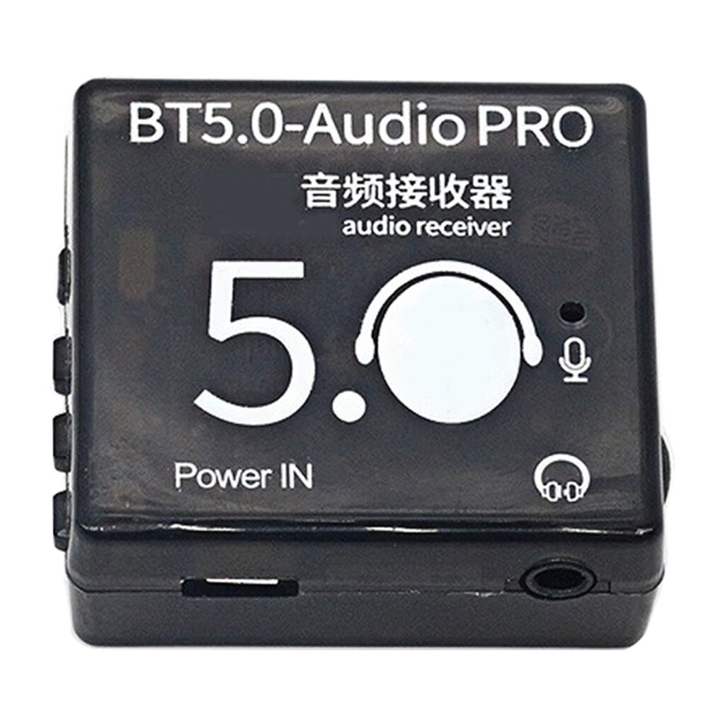 Плата декодирования усилителя мощности MP3 Bluetooth-черный Bluetooth 5.0 Premium Edition с оболочкой Micro