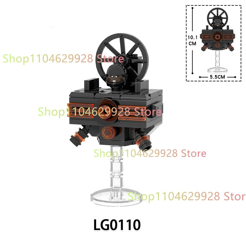 Минифигурка Hot Toys Skibidi Toilet Man, Цвет: LG0110