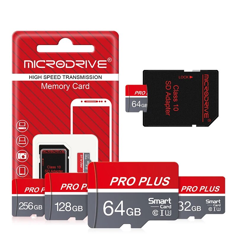 MicroDrive Micro SD карта памяти 128 ГБ