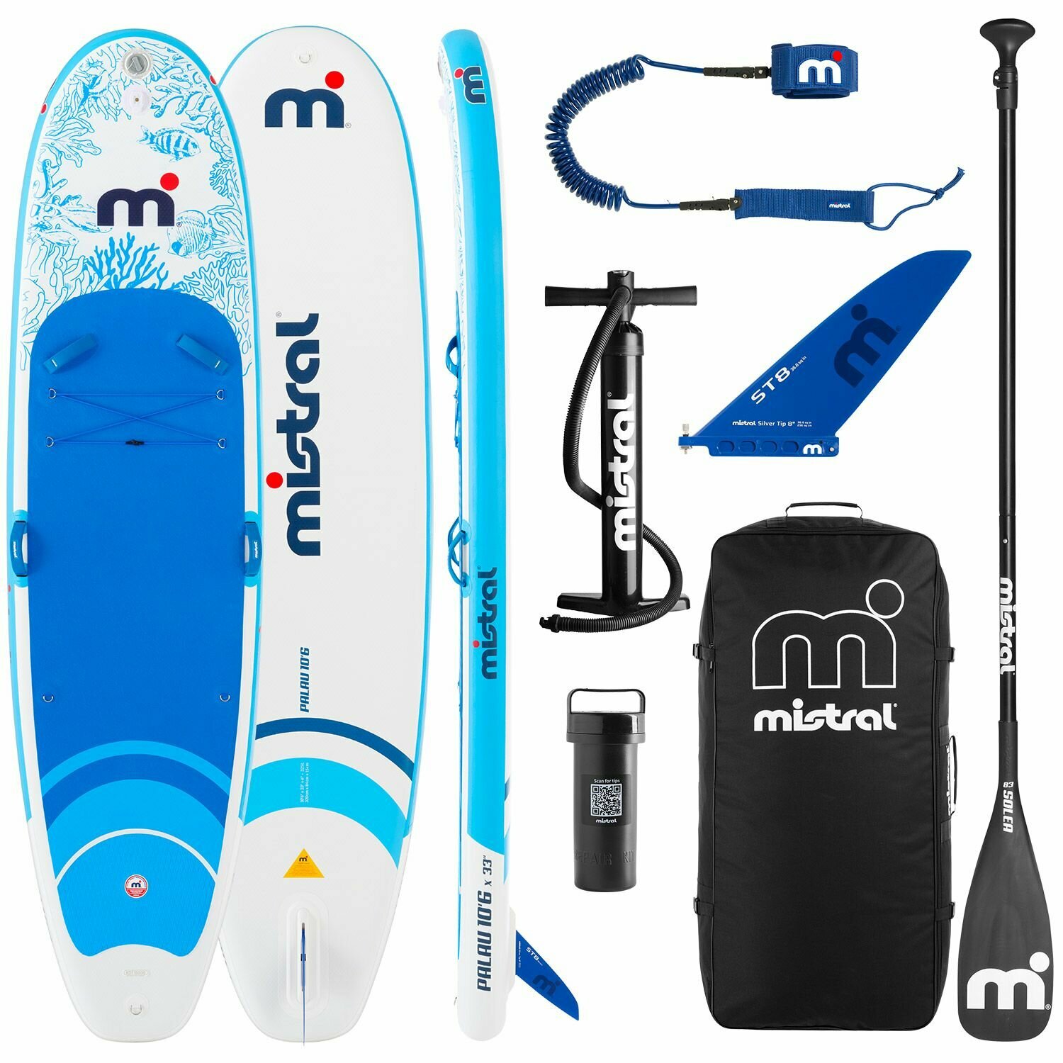 Надувная сап доска / Sup board MISTRAL PALAU 10'6 X 33.0" - INFLATABLE SUP