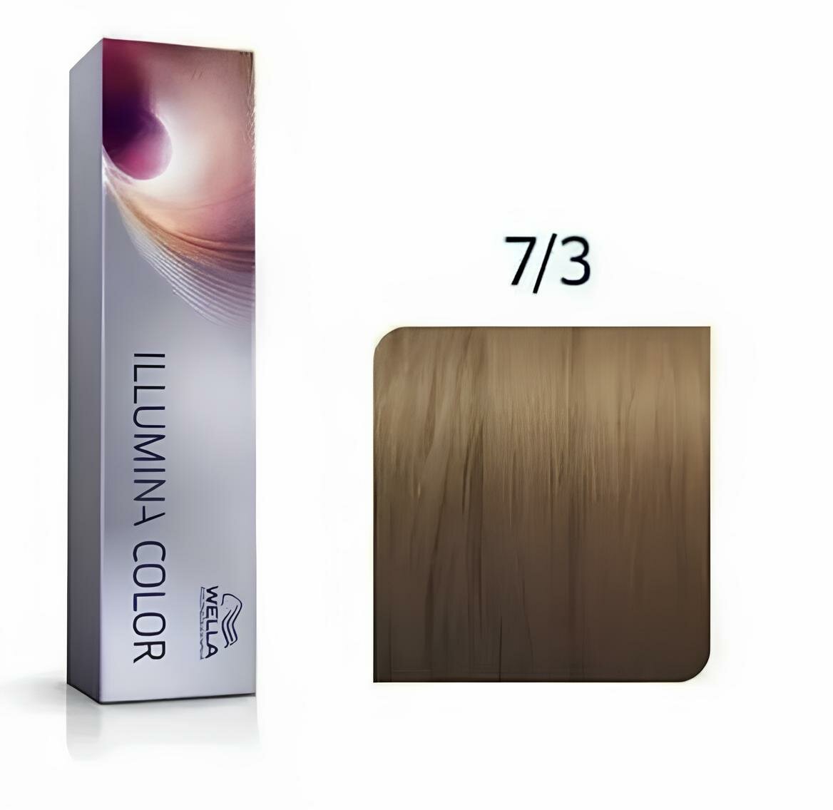 Wella Professionals Illumina Color крем краска для волос 60 мл - Иллюмина 7/3 Блонд золотистый