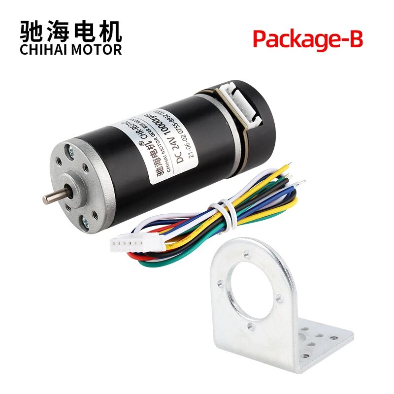 CHIHAI MOTOR двигатель постоянного тока CHR-3162ABHL 31ZY 12В 24В DC24V 8000rpm, package A