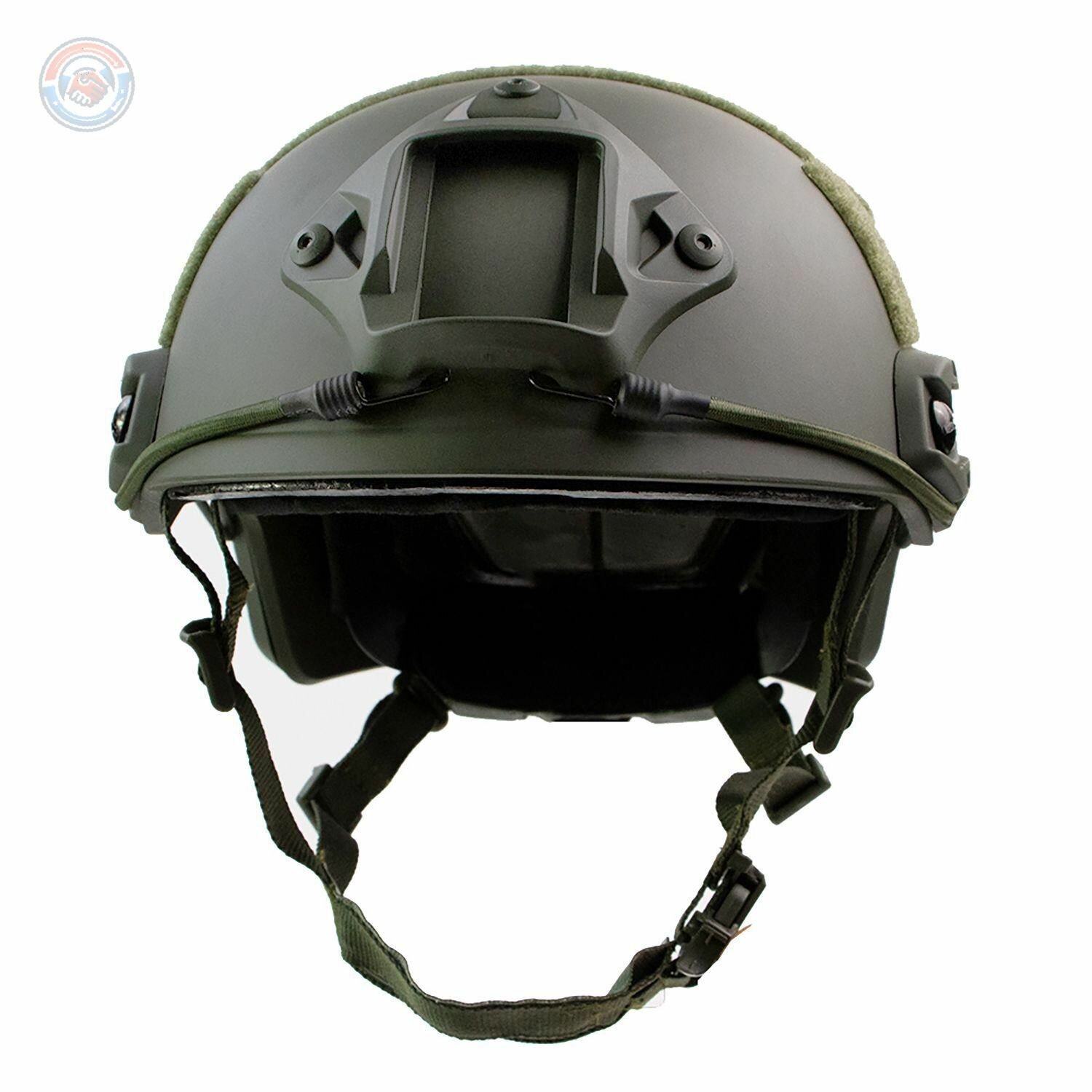 Тактический шлем для страйкбола с противоударной защитой, регулируемой посадкой и креплениями для аксессуаров