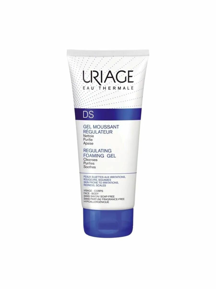 УРЬЯЖ DS Регулирующий пенящийся гель, 150 мл | URIAGE DS Cleansing Gel
