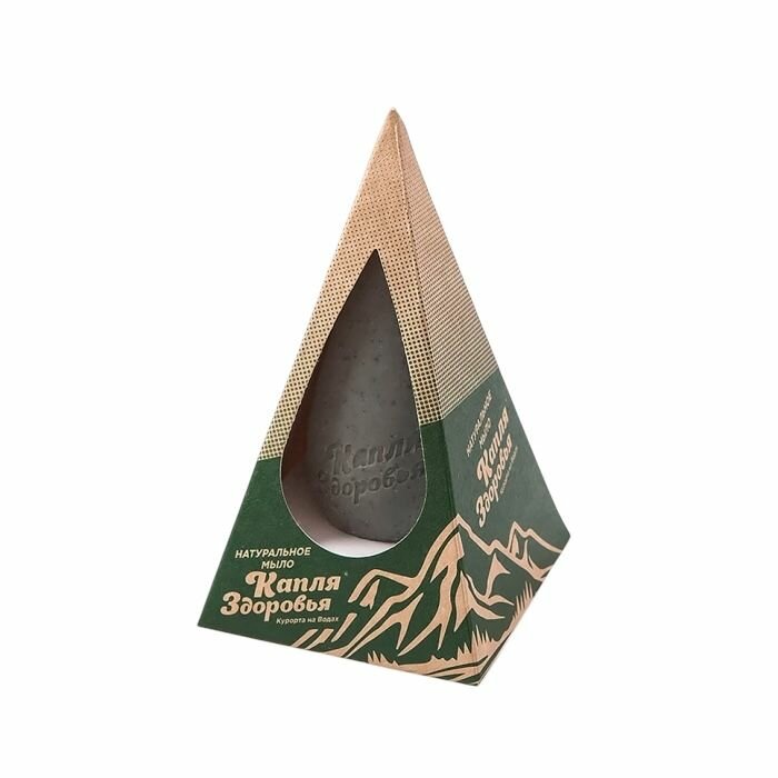 Мыло Капля Здоровья с глиной косметической голубой, 80 г.