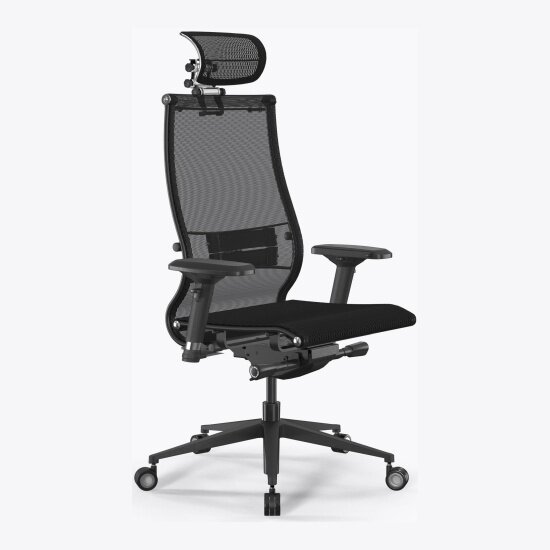 Кресло руководителя Метта Samurai L2-9D - TS /Kb00/Nb00/D04P/H13mM-3D(M26. B11. G24. W04)(Черный)