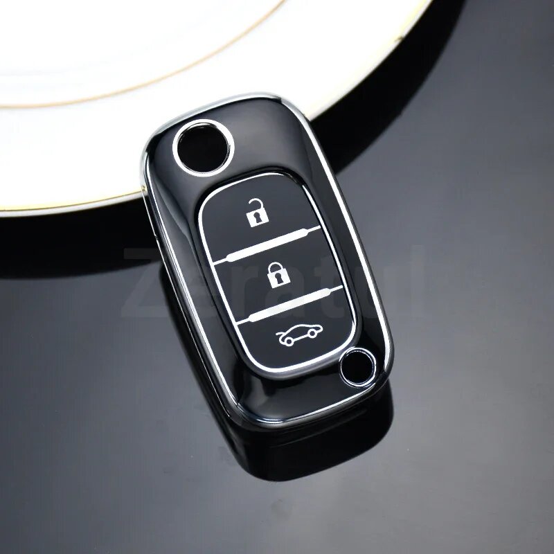 Для LADA Vesta Granta XRay Kalina Priora Sedan Sport Для Renault Fluence Clio Megane для Mercedes Benz Чехол для автомобильного ключа из ТПУ