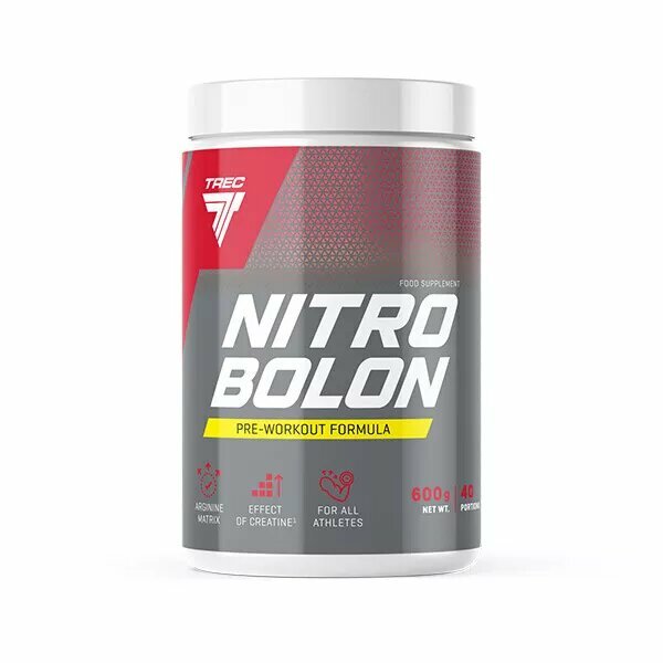 Предтренировочный комплекс Trec Nutrition Nitrobolon, 600 г, вкус: тропический