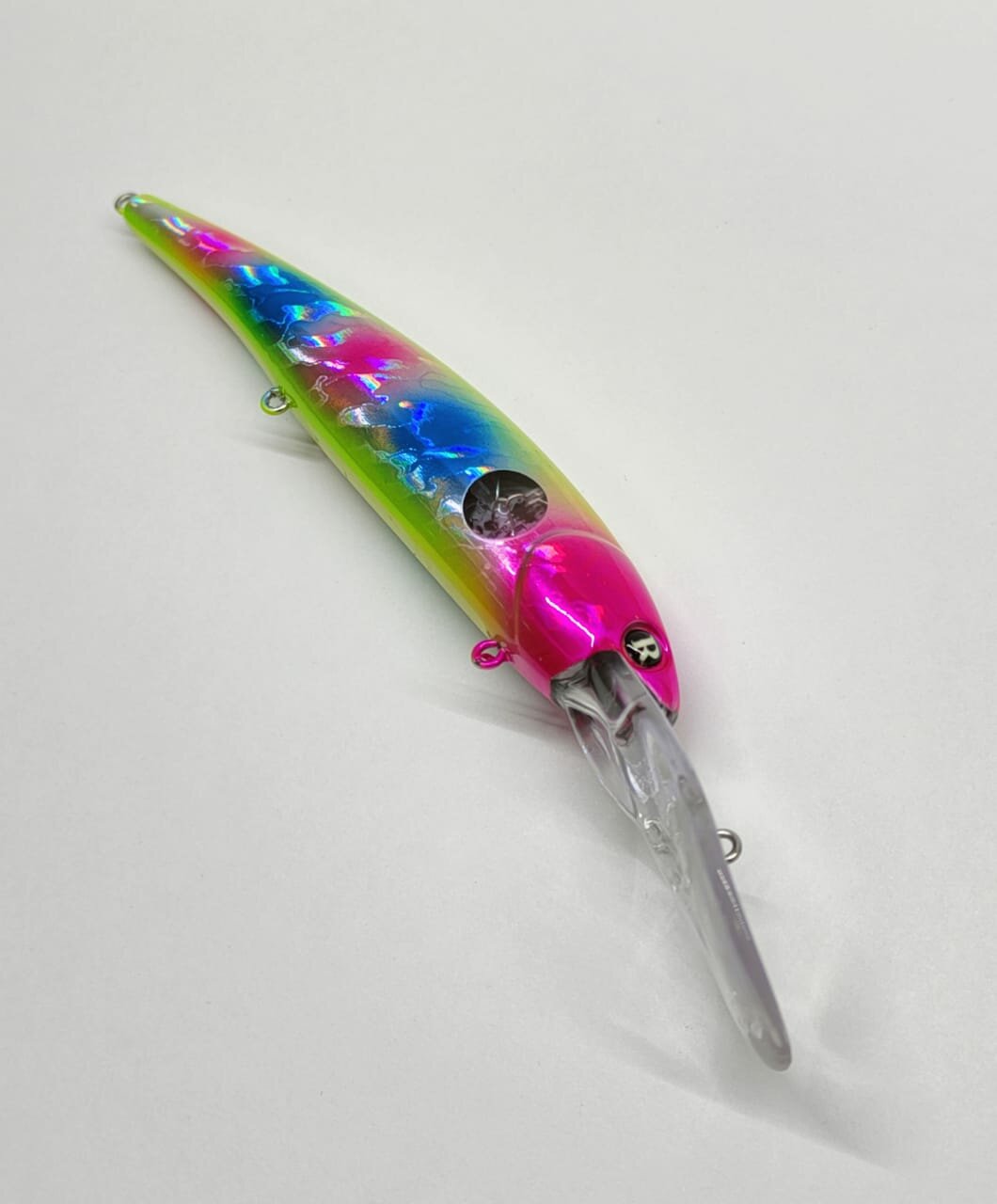 Воблер для троллинга светодиодный, мигающий (Bandit) Magic Walleye 120 мм. 17.5 гр. Заглубление до 8 м. цвет : UV 10