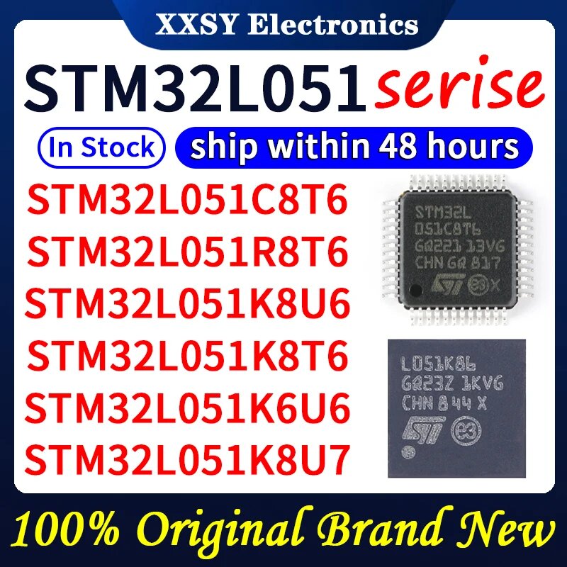 STM32 микроконтроллеры STM32L051K8T6