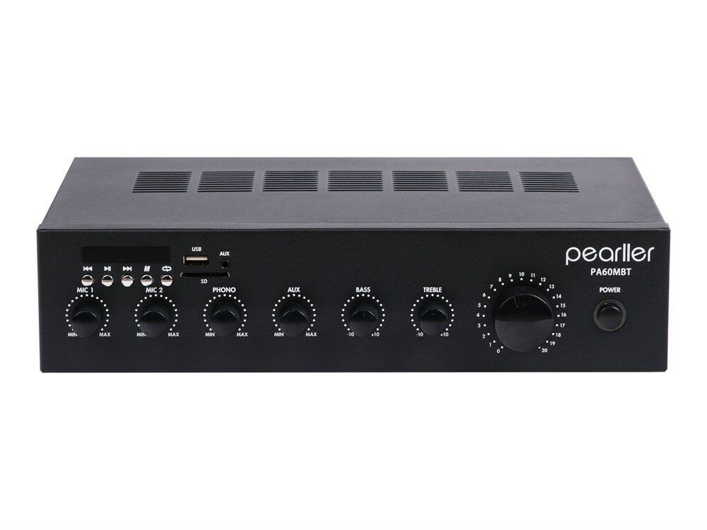 Pearller PA-60MBT Усилитель мощности трансляционный, 60Вт