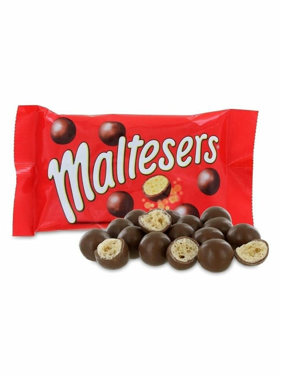Шоколадное драже Maltesers шоколадные шарики 37 гр. 5 шт.