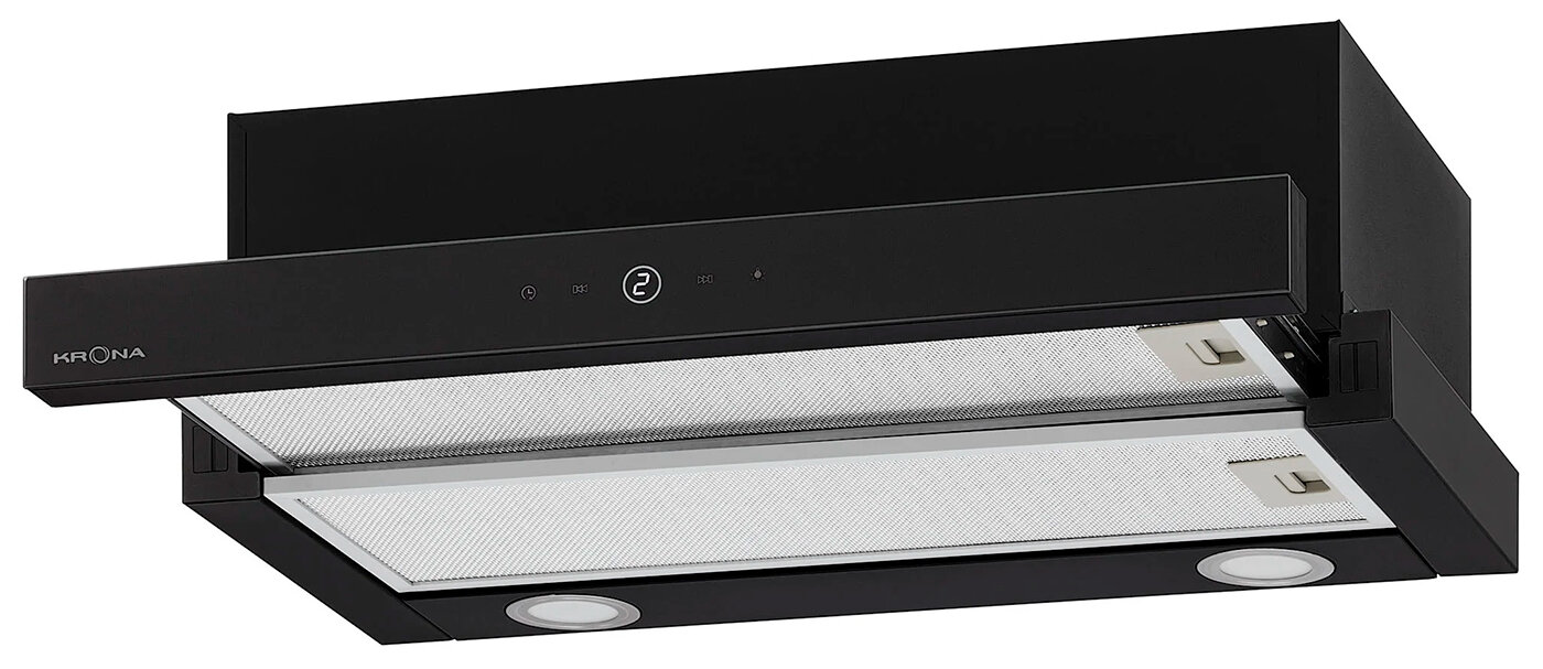 Вытяжка встраиваемая Krona KAMILLA T SENSOR 600 Black