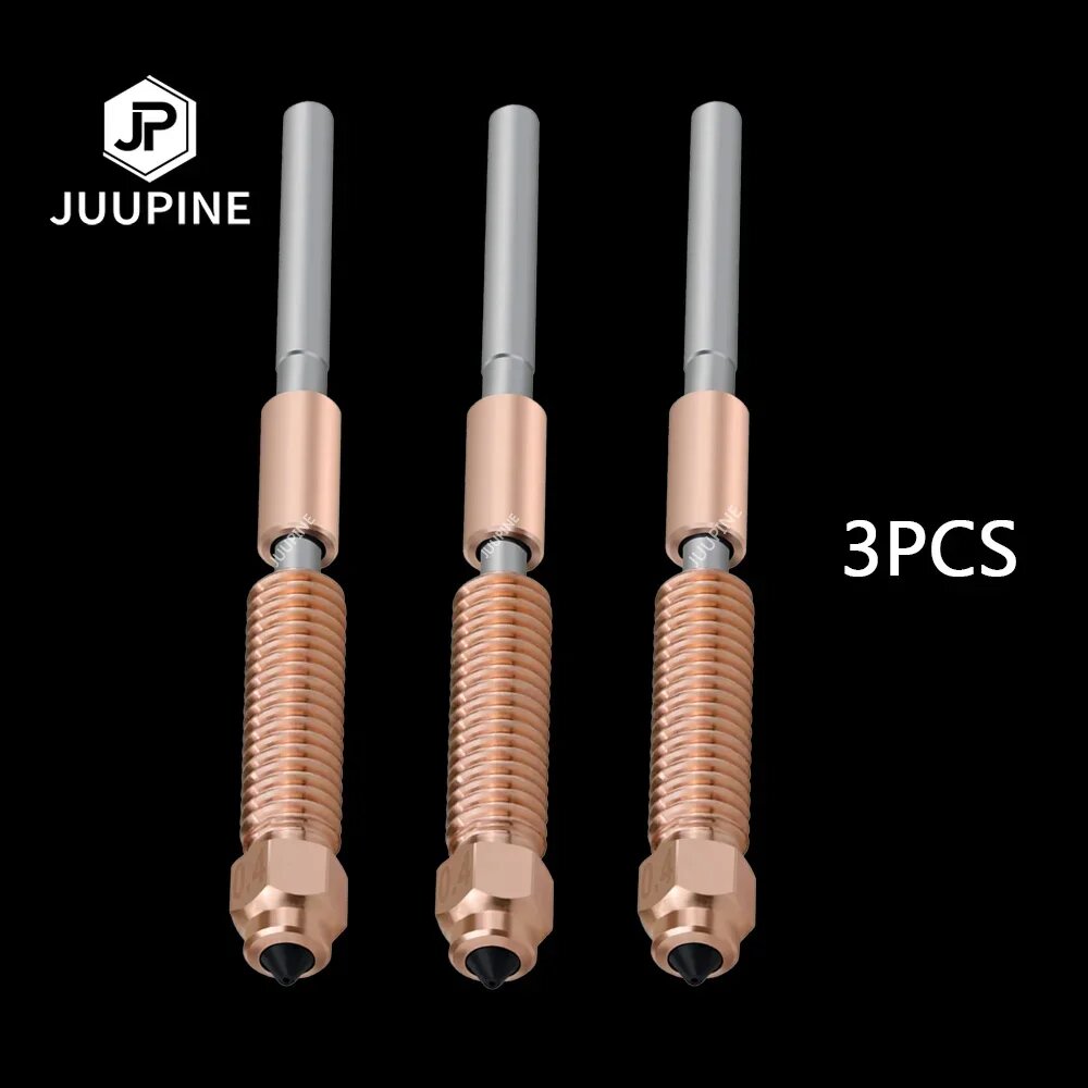 Сопла для 3D-принтера JUUPINE 0.4mm, 3шт