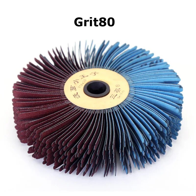 1 шт, шлифовальная ткань, абразивные материалы для полировки, проволочный барабан, щетка для дерева, дрель, деревообработка, полировка, шлифовка, резьба, головка, колесо Grit80 ~ 600 118x30mm Grit80