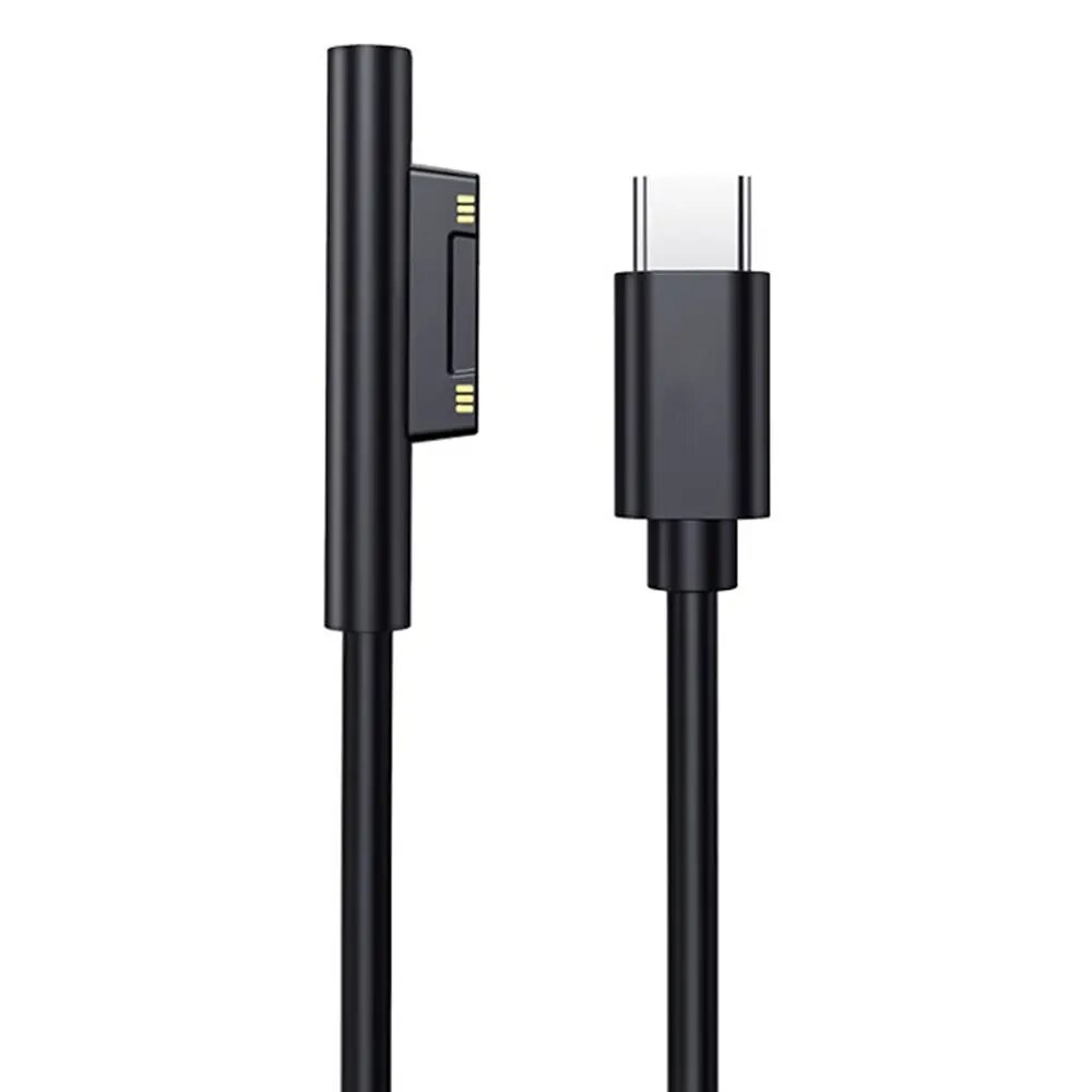Кабель USB-C для Microsoft Surface, 180cm, черный — фото 1