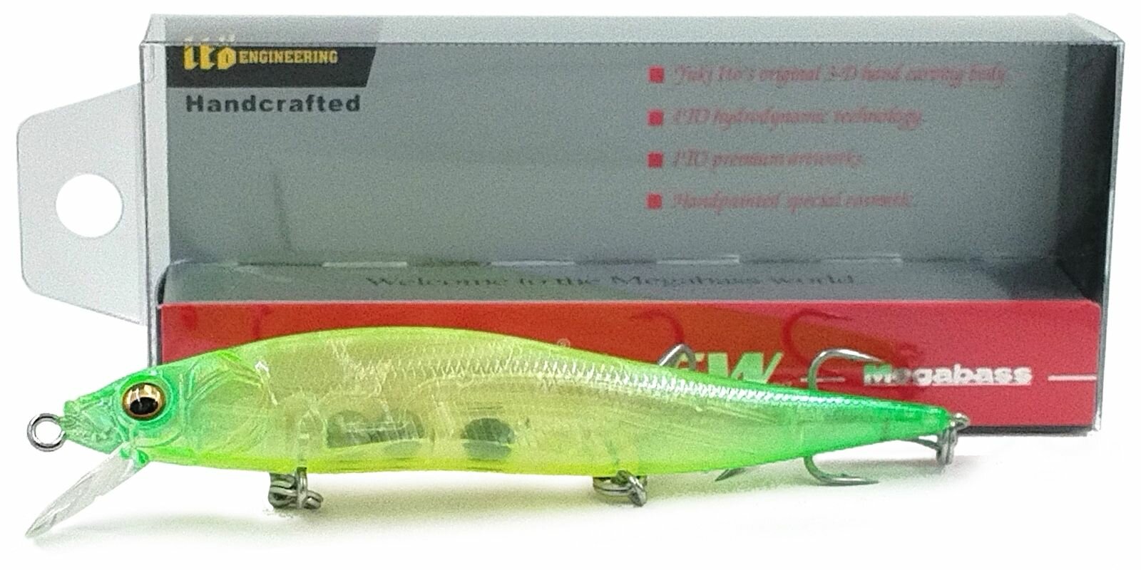 Воблер Megabass Vision Oneten Jr. SW Sinking (10,5гр.) #shell skin lemon