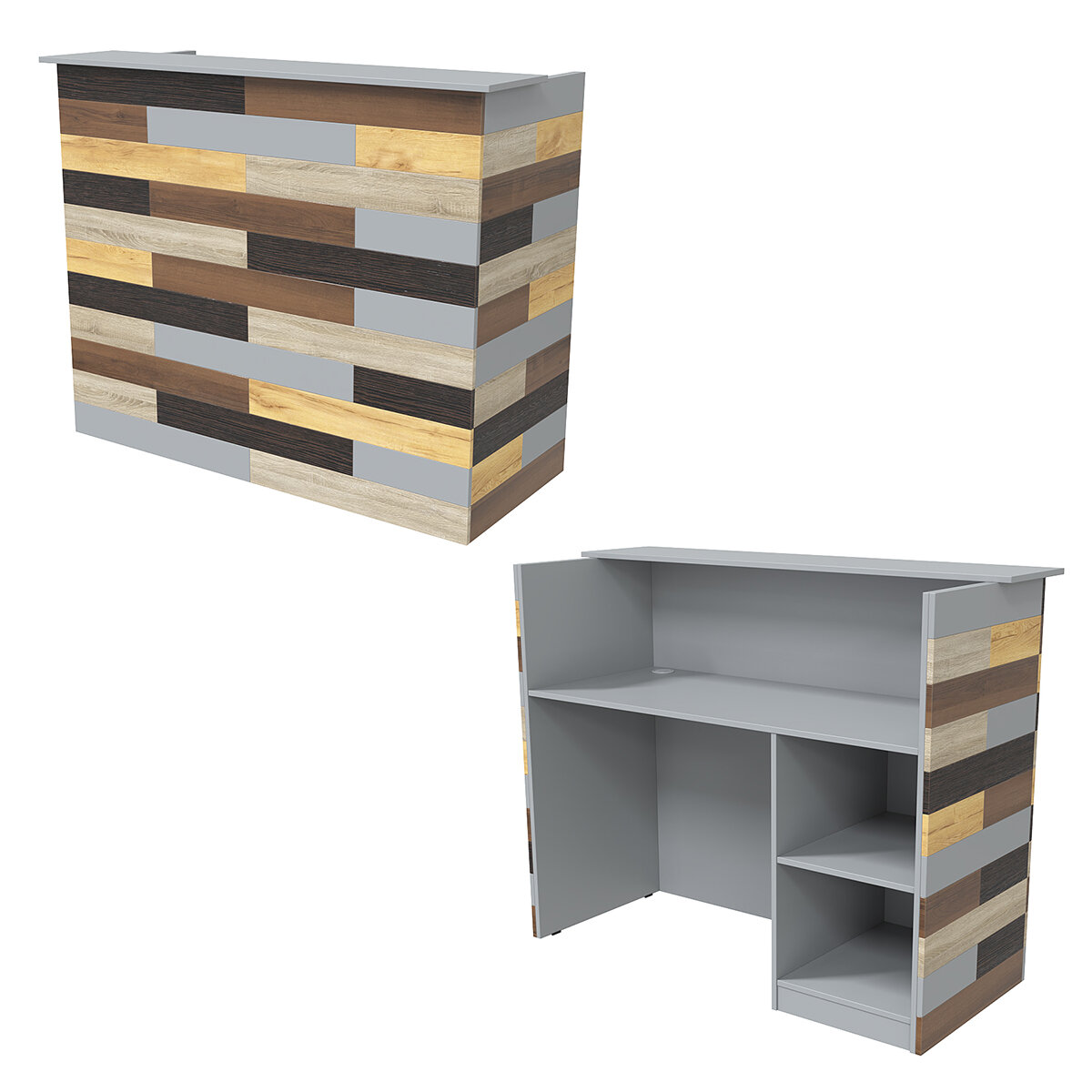 Ресепшн "Мозаика" №41, Серый. Производитель товара - компания Westcom.