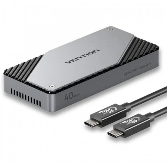 Корпус для SSD Vention USB 4.0 Type-C M.2 NVMe серый