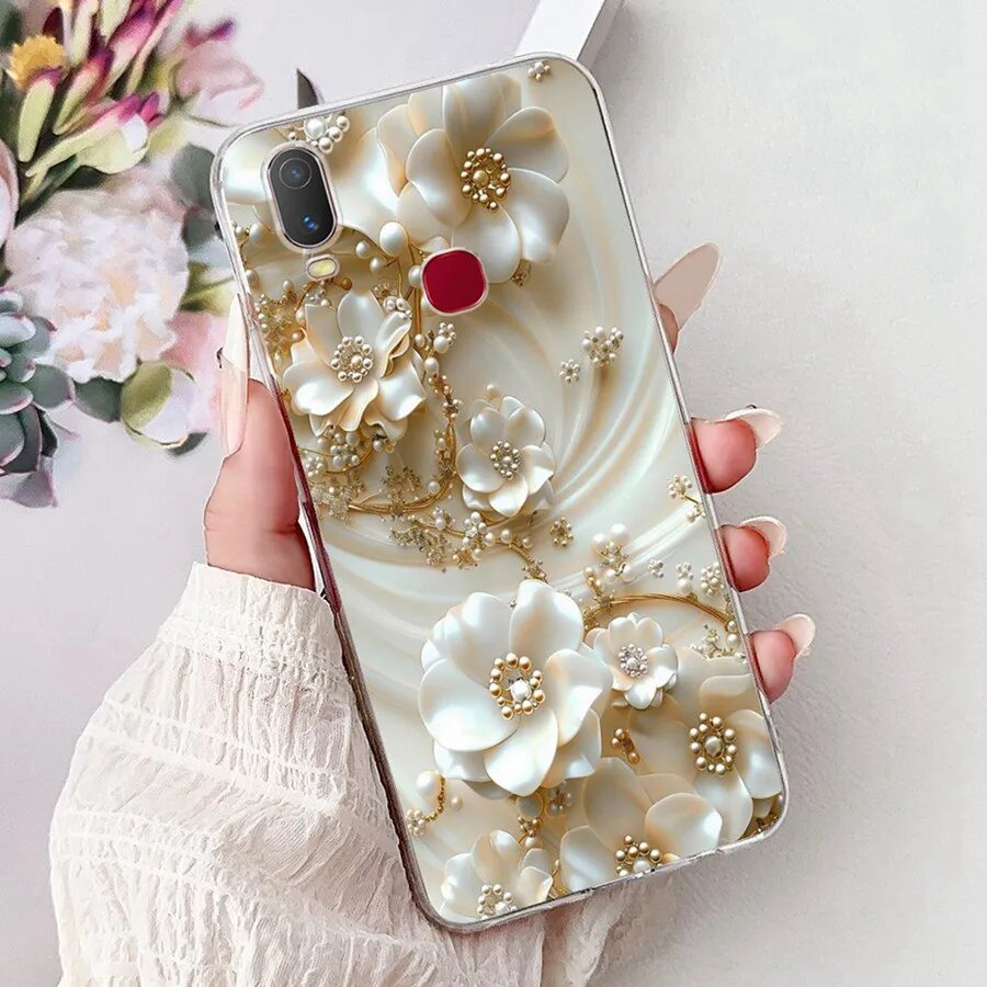 Чехол для VivoY11 1906 Y 11 2019, противоударный бампер, стильный узор, чехол для телефона Vivo Y12 1904 Y 15 Y17, силиконовая задняя крышка 874, For Vivo Y11 2019