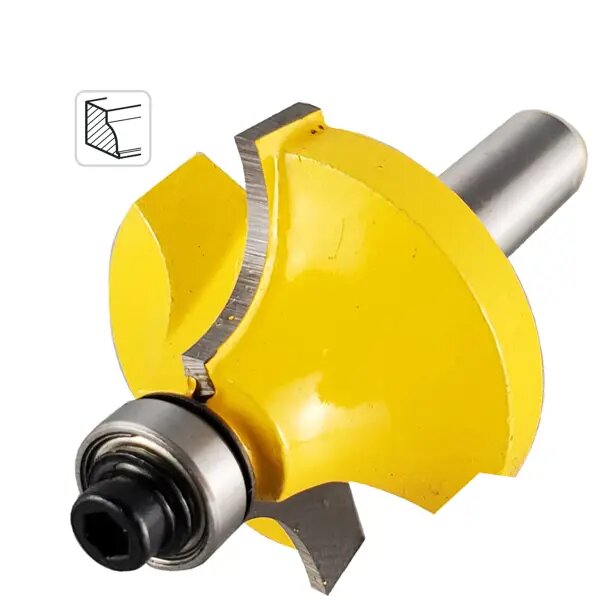 Фреза по дереву кромочная калевочная 553347 31.8x17 мм хвостовик 8 мм