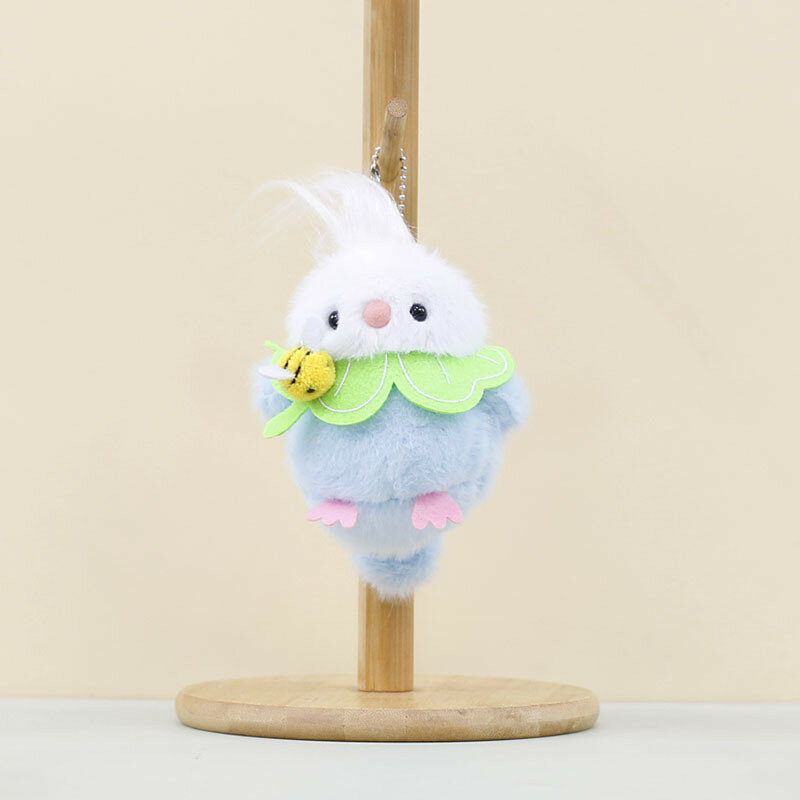 Веселое плюшевое подвесное украшение в виде симпатичной попугаи с звуковыми функциями