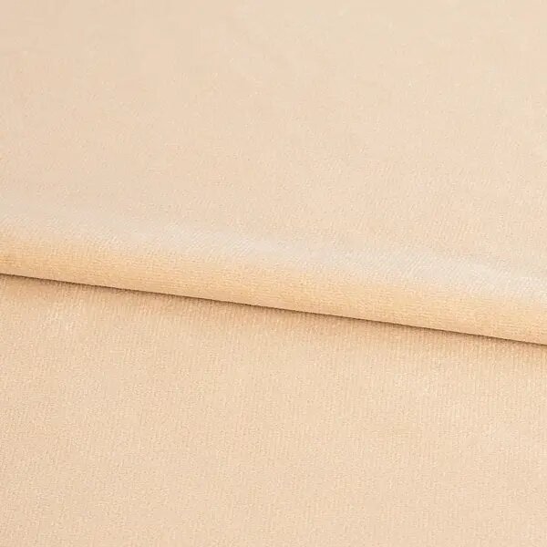 Ткань на отрез бархат Валлуар 1 м/п 300 см цвет бежевый