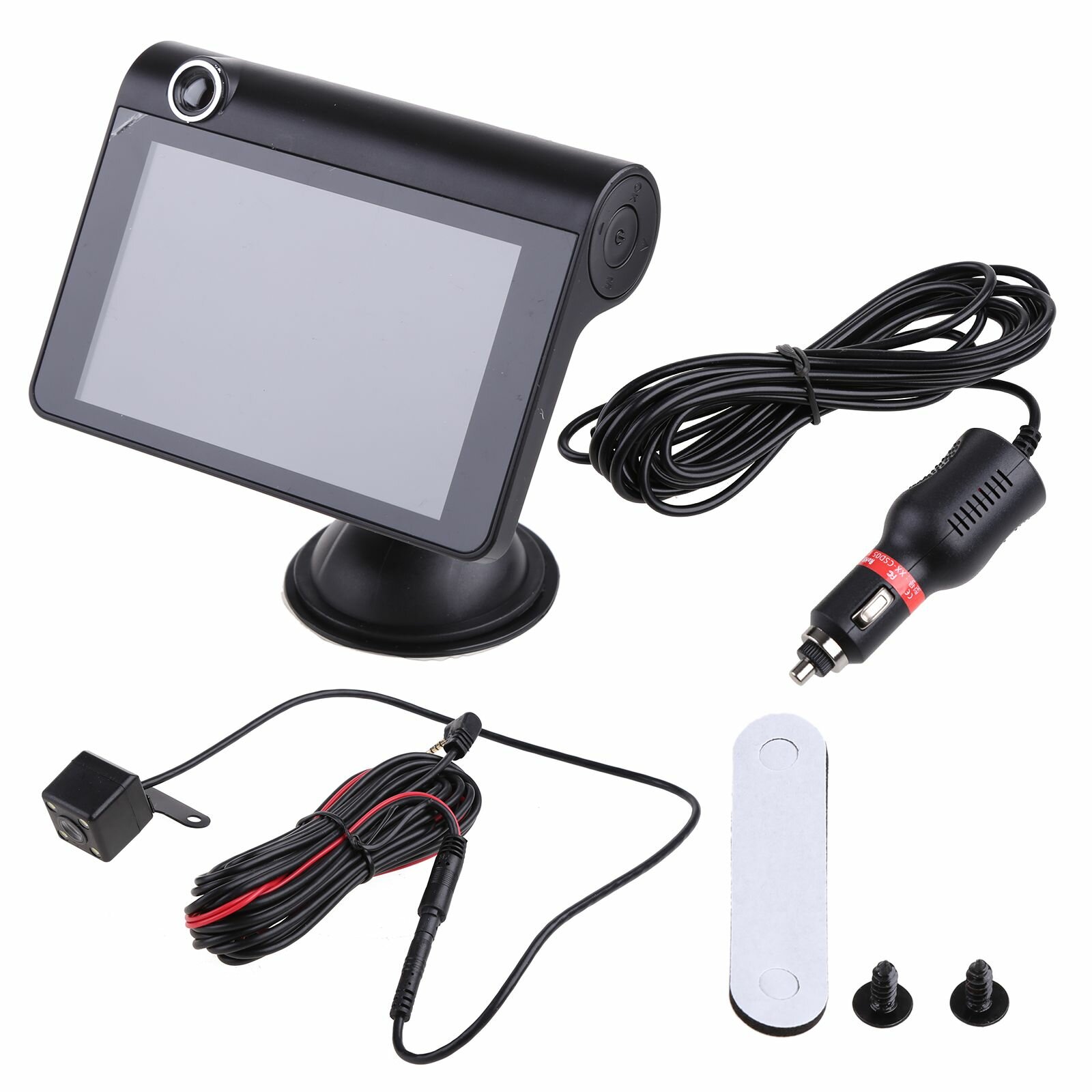 Камера-рекордер, камера 1080P DVR, видео вождения автомобиля, 4 дюйма, 170 , широкоугольный парковый монитор, запись