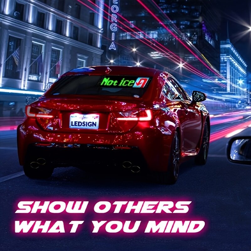 Программируемая LED Табличка, Гибкая LED Панель, USB Питание, Анимация и Текст, Управление через APP и Пульт