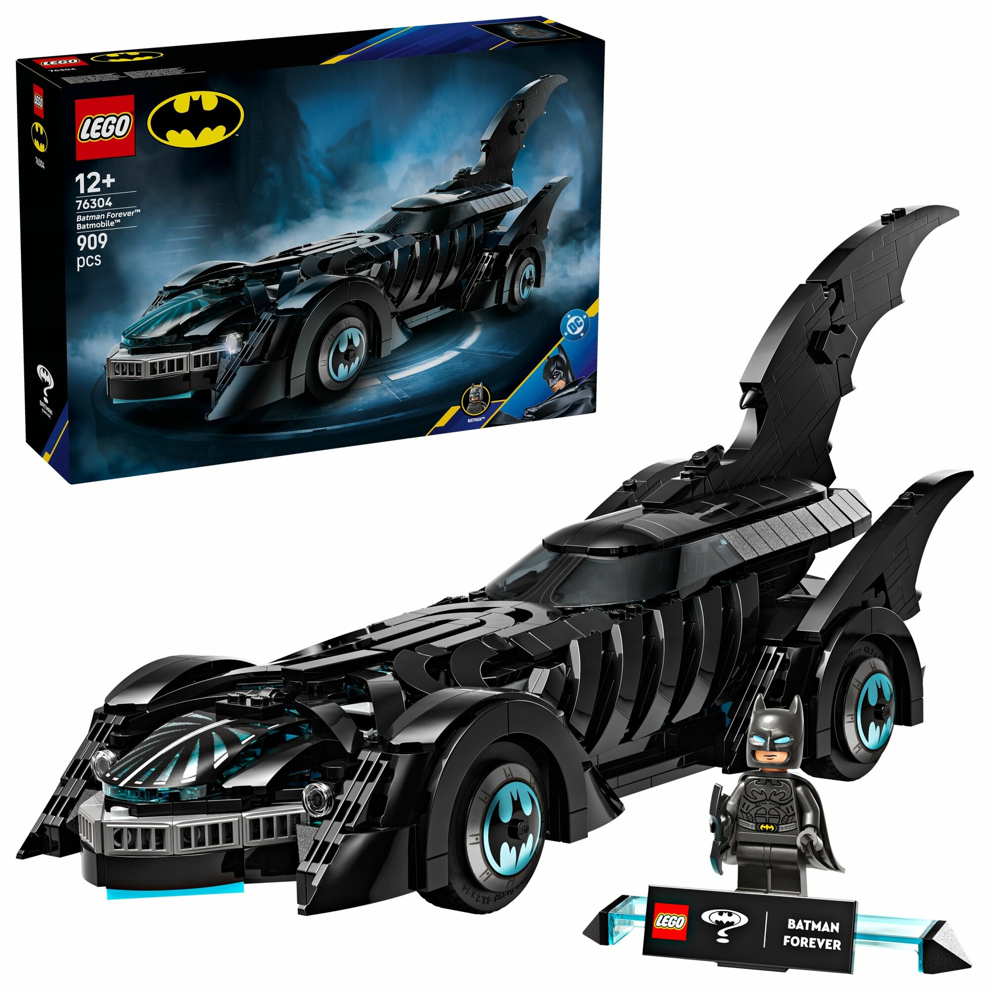 Конструктор LEGO DC Batman 76304 Бэтмен навсегда: Бэтмобиль, 909 деталей