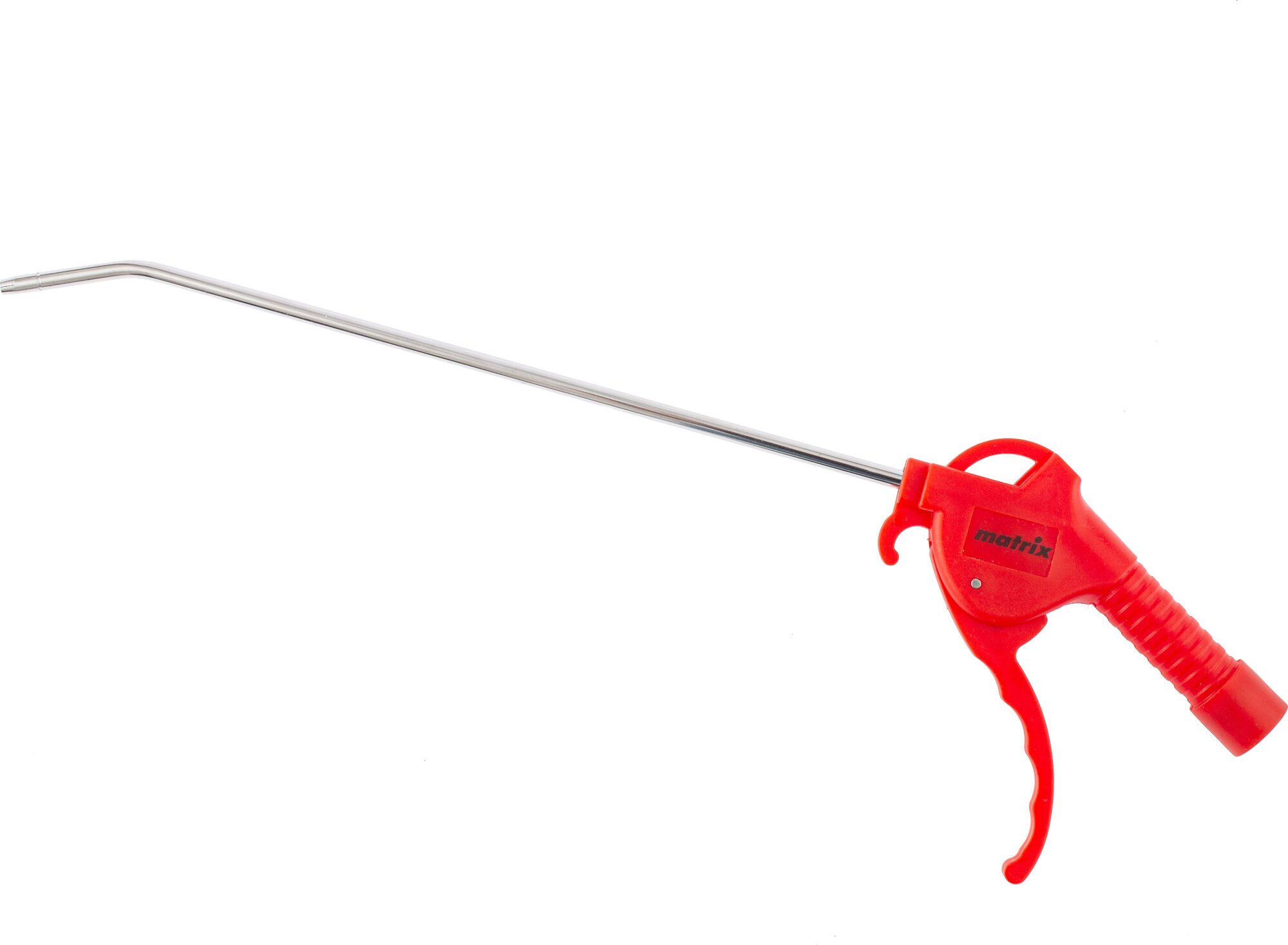 Пистолет продувочный MATRIX 57334 с удлиненным изогнутым соплом, пневматический, 270 мм