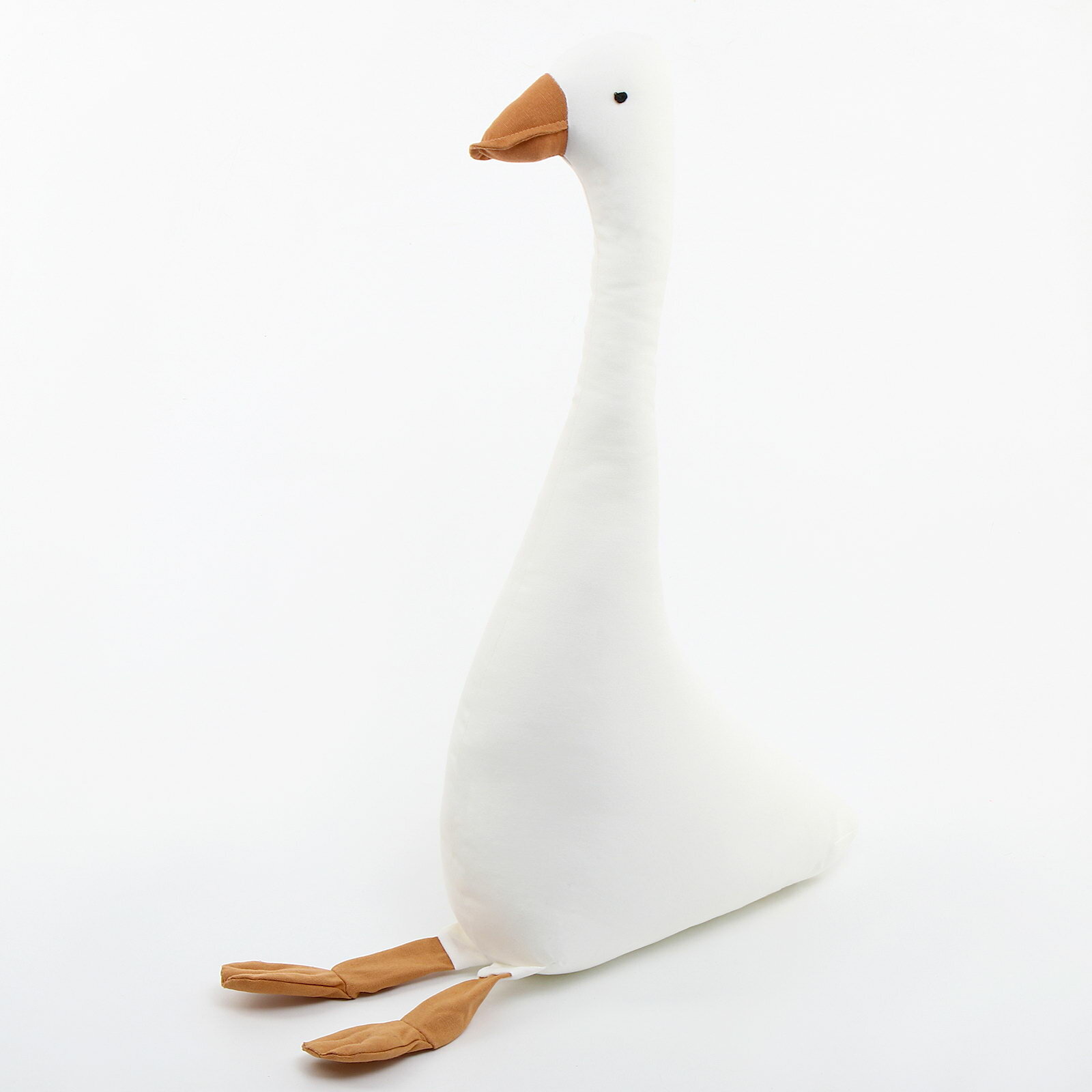 Мягкая игрушка "Гусь", 55 см, тематика: птицы, цвет: белый, материал наполнителя: синтепон