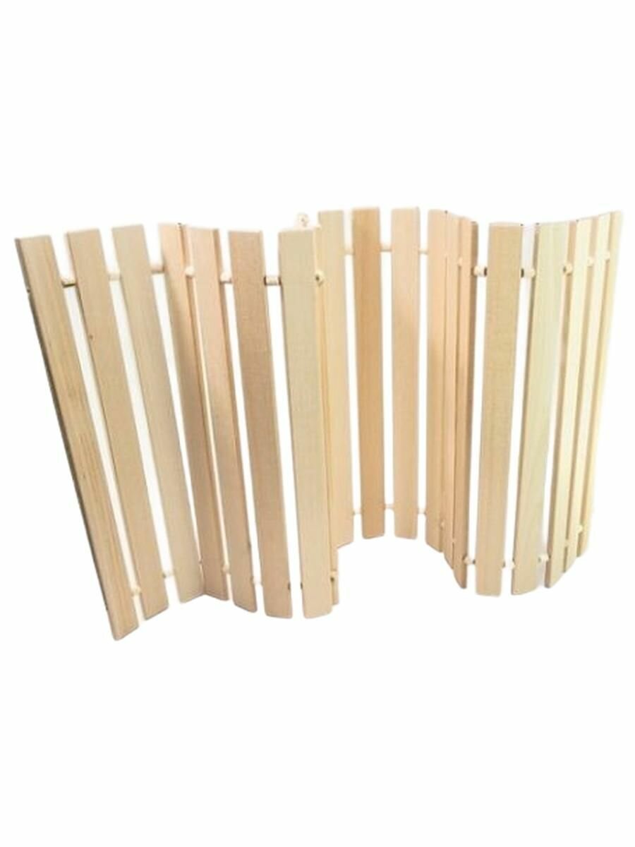 Коврик-лежак М-15 2,0 метра (450х2000) для бани и сауны (деревянный, липа,)