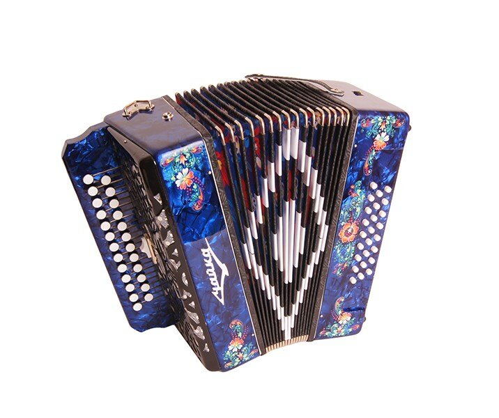 Шуйская Гармонь S5XLY-A-BL Гармонь "Чайка 314" 25х25-III-2, синяя