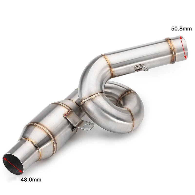 Для Kawasaki Z800 выхлопная средняя труба глушитель выхлопной трубы 51 мм выхлопная труба A1