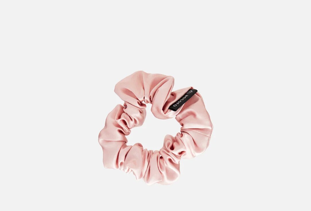 Шелковая резинка Assoro, для волос, цвет розовый, ширина шелка: 3 см, 1 штука