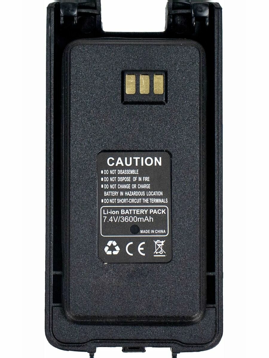 Аккумулятор для рации адаптируется к TYT UV390 MD-UV390, 3600 mAh TYPE-C