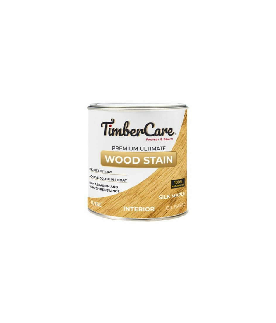 Масло TimberCare Wood Stain Silk maple тонирующее, шелковистый клен, 0,75 л