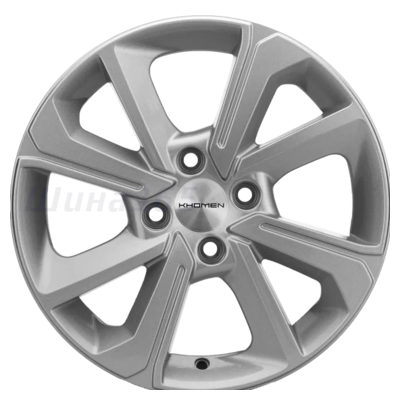 Литой колесный диск Khomen Wheels KHW1501 (Vesta до 2024г.) 6x15/4x100 ET50 D60,1 F-Silver