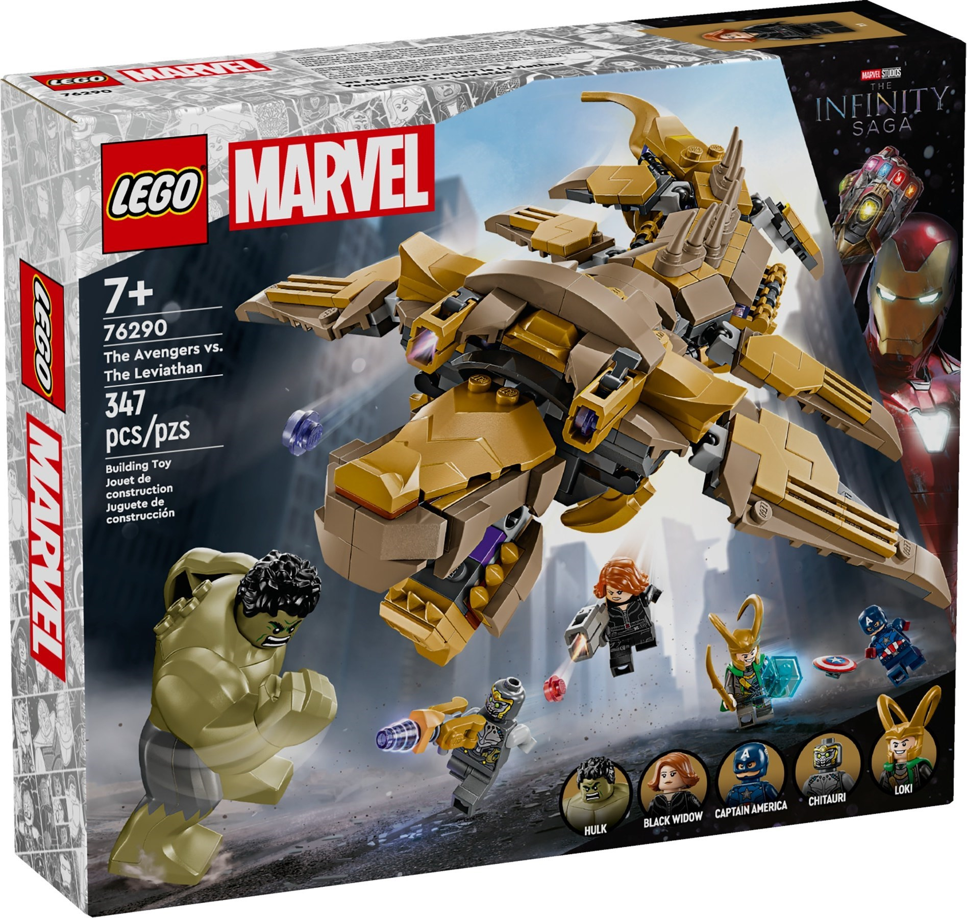 Конструктор LEGO Super Heroes 76290 Мстители против Левиафана, 347 дет.