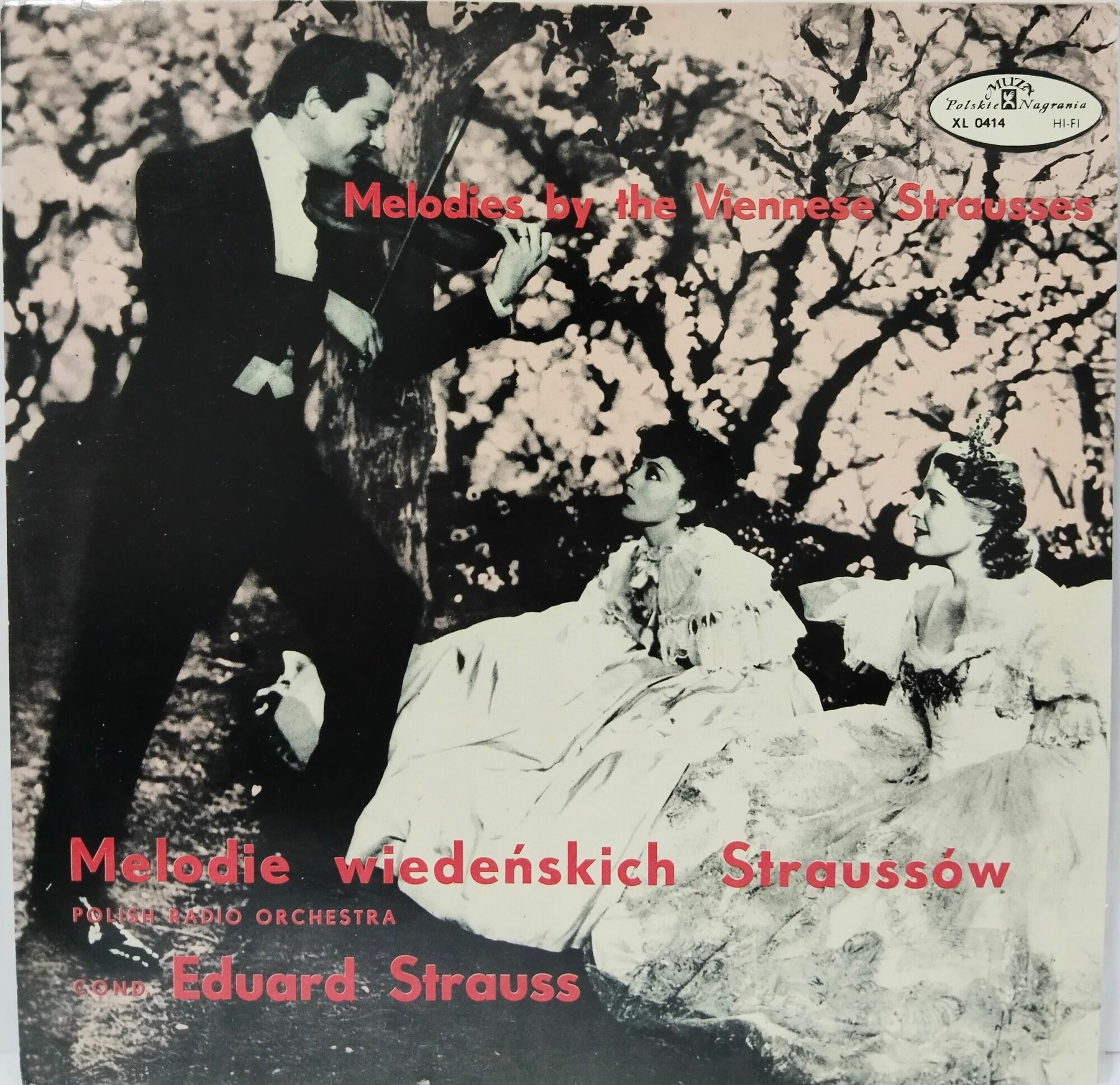 Polish Radio Orchestra. Melodie Wiedenskich Straussow (M/M, Polskie Nagrania Muza, XL 0414, винил) LP