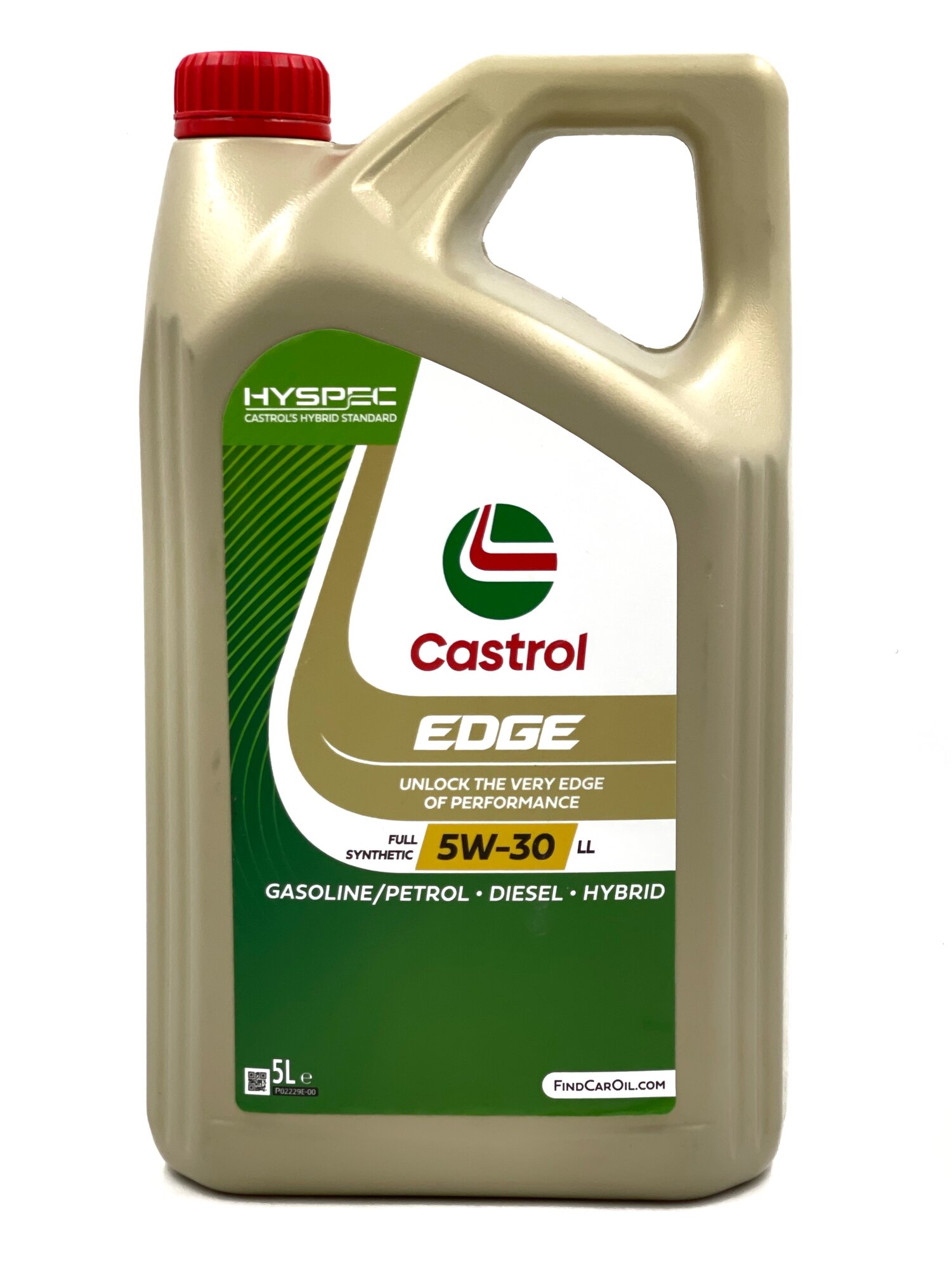 Масло моторное Castrol EDGE 5w-30 LL, синтетическое, 5 литров, новая канистра