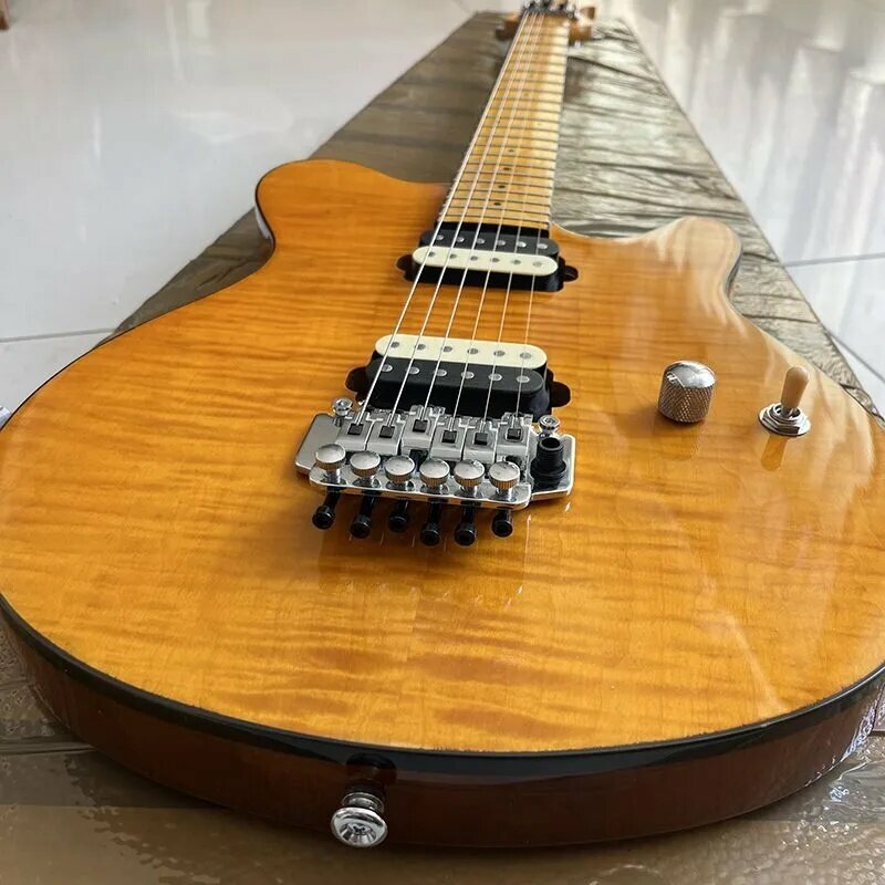 GLAT Электрогитара Классическая vibrato 6-струнная, корпус Махагони