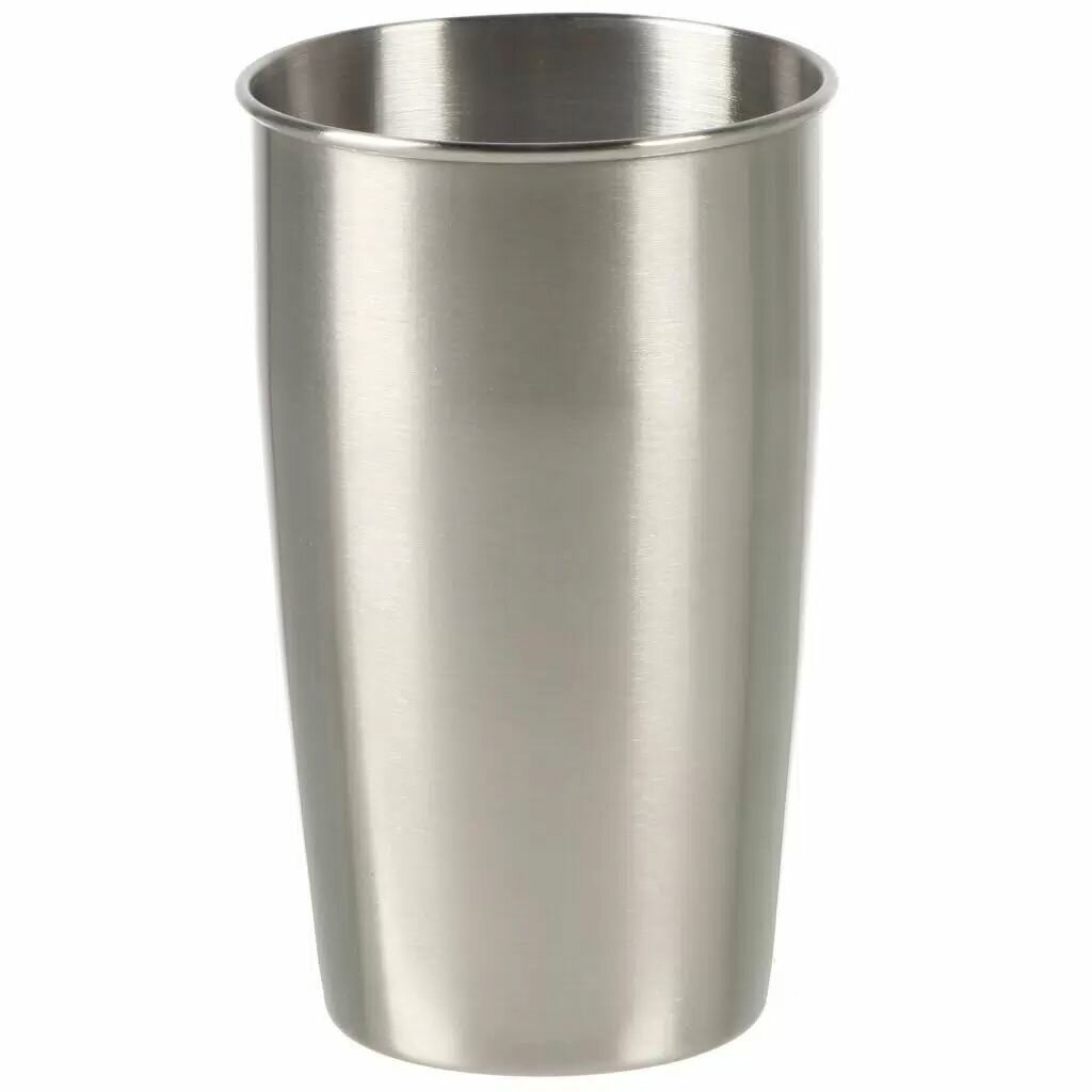 Кружка-стакан походная Ecos нержавеющая сталь, 0.38 л, 7 см, Camp-S20