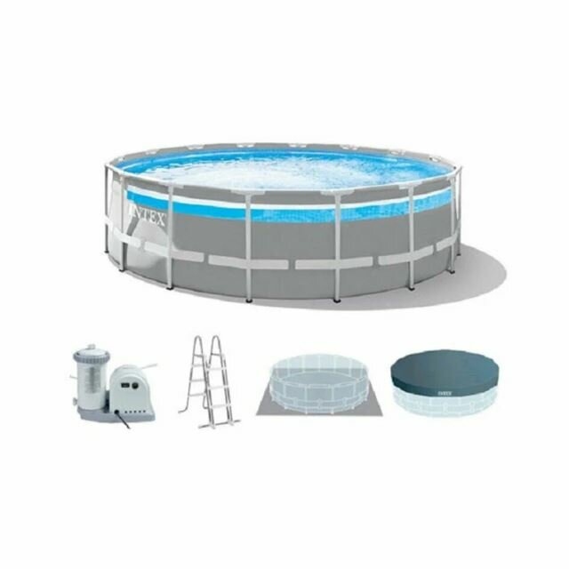 Каркасный бассейн Prism Frame 427х107см, 12706л, фил.-насос 3785л ч, лестница, тент, подстилка