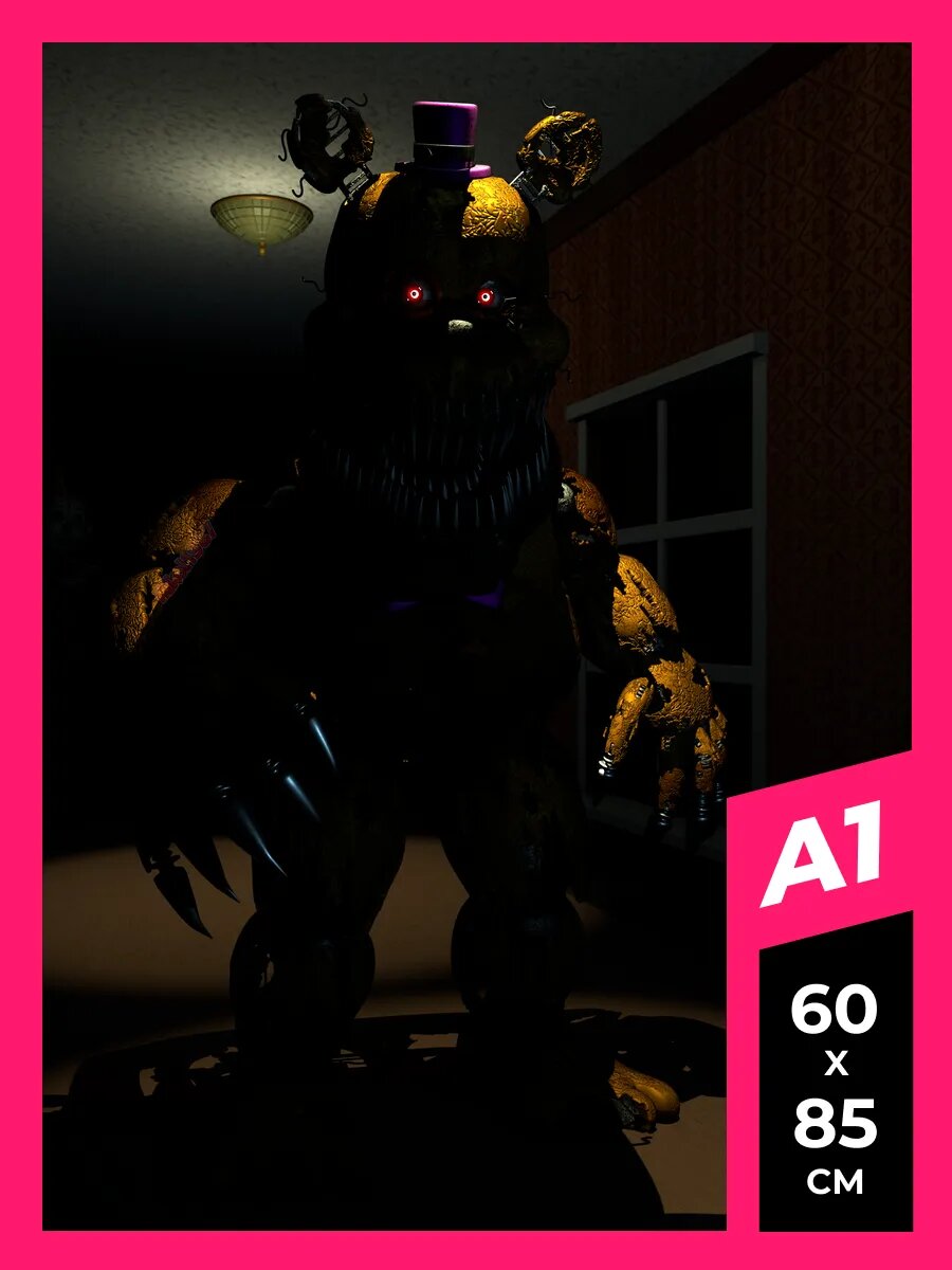 Постеры фнаф и плакаты FNAF Five Nights at Freddy’s 39, матовая фотобумага премиум качества
