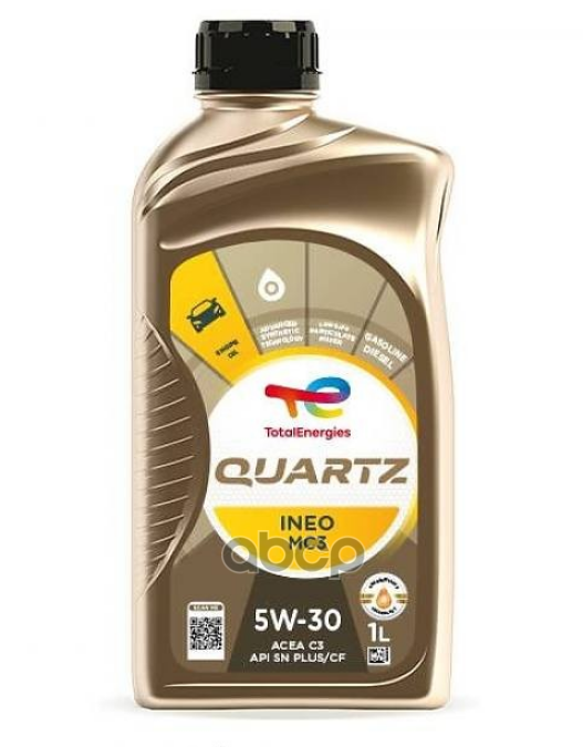 TotalEnergies Масло моторное синтетическое QUARTZ INEO MC3 5W-30, 1л