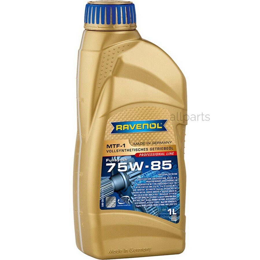 RAVENOL 1221102-001 Масло трансмиссионное RAVENOL MTF-1 75W-85 1 л 1221102-001