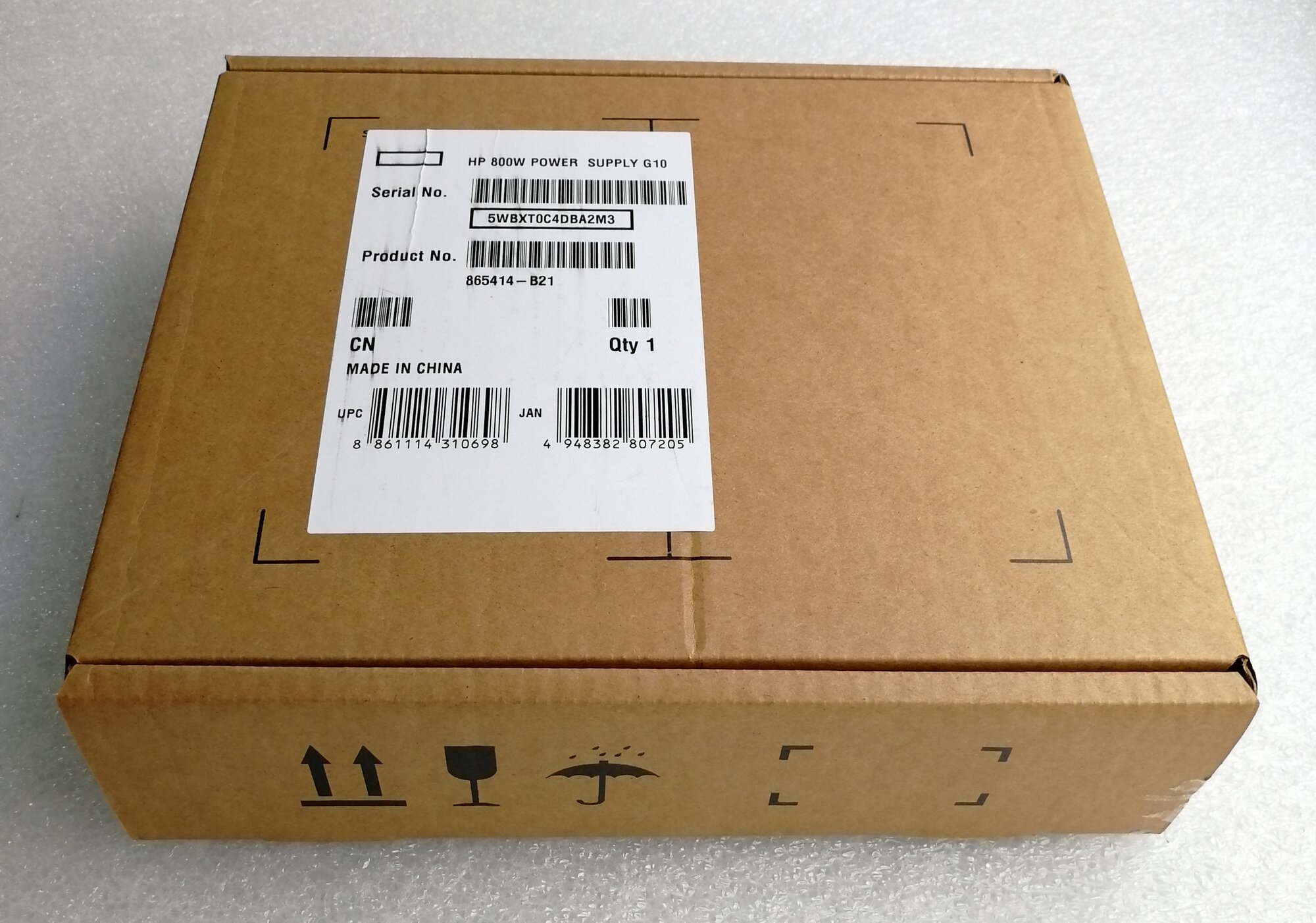 Блок питания HP 865414-B21 для DL360 DL380 DL560 G10 800W серверный HSTNS-PL41 866730-001 865412-201 865409-001